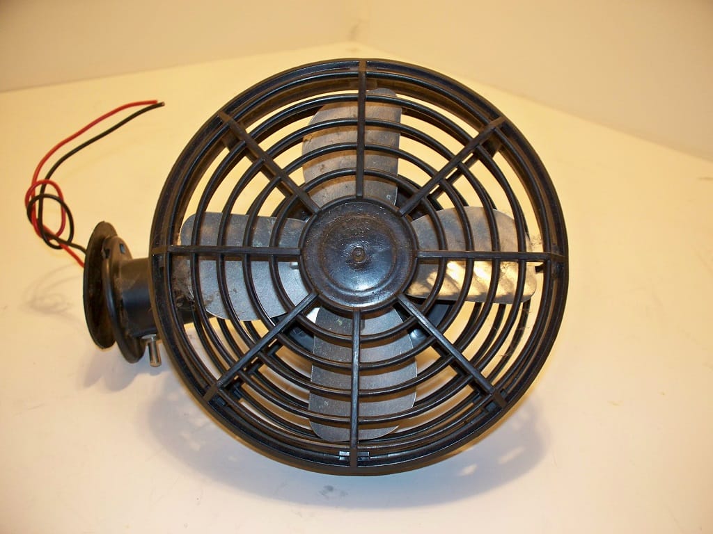 Four Blade Black Dash Fan RV212051 - Evans Tempcon