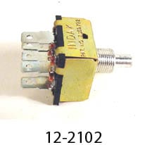 Rotary Switch, 3 Speed, 4 position (Danhard) 12-2102