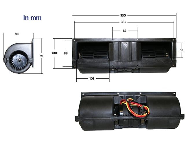 Blower Assembly 24V (Phoenix) 470-48001 - Comfort Air Inc.