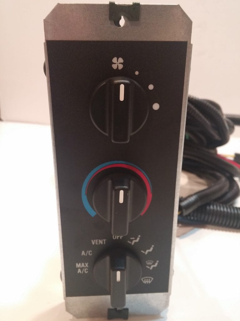 Control Panel RV224781 & HV218498 - Evans Tempcon