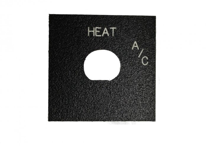 Faceplate - Square, Heat A/C (ProAir) 09 000 010 - Comfort Air Inc.