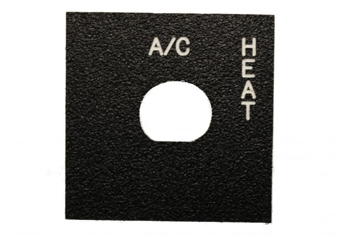 Faceplate - Square, A/C Heat (ProAir) 09 000 017 - Comfort Air Inc.