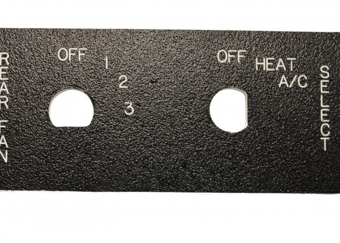 Faceplate - Fan-Mode, Off/Heat/AC (ProAir) 09 000 194